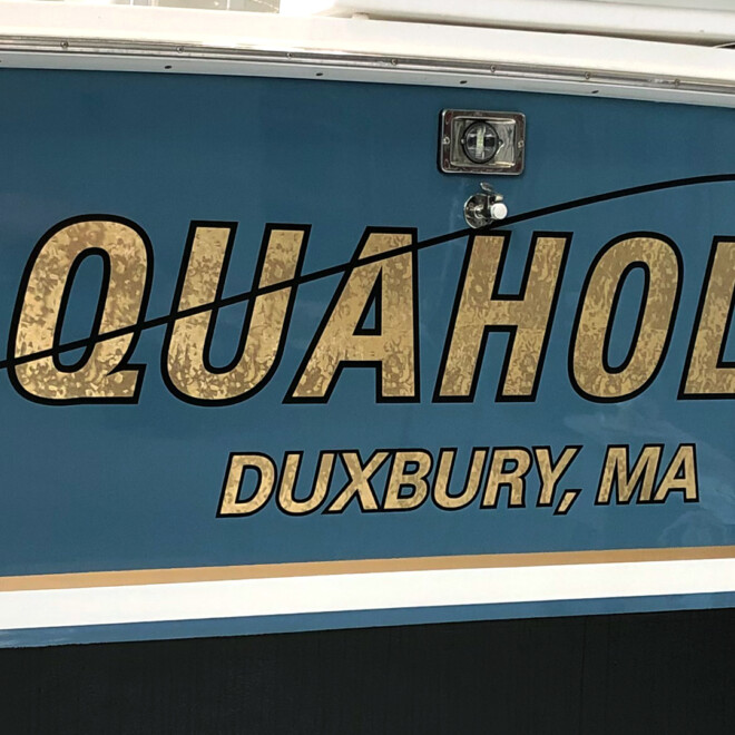 Zebra Visuals | Custom Boat Lettering & Decals | Plymouth | Cape Cod…