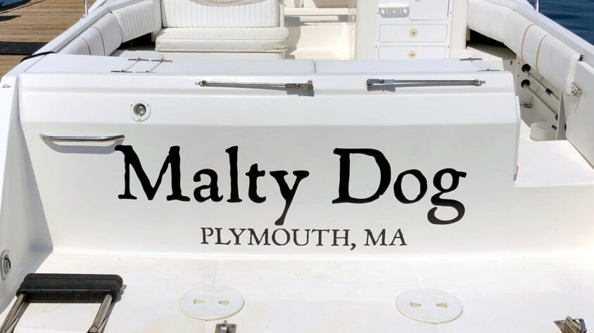 Zebra Visuals | Custom Boat Lettering & Decals | Plymouth | Cape Cod…