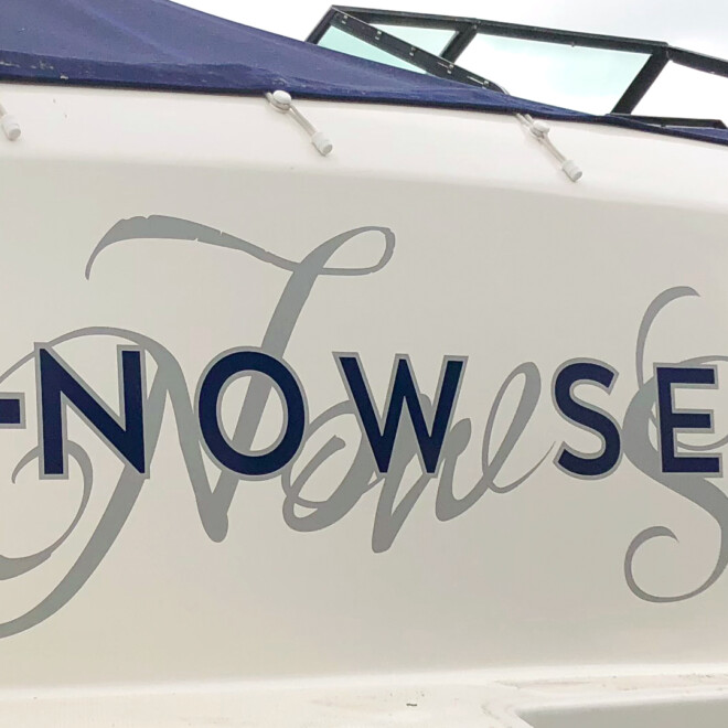 Zebra Visuals | Custom Boat Lettering & Decals | Plymouth | Cape Cod…