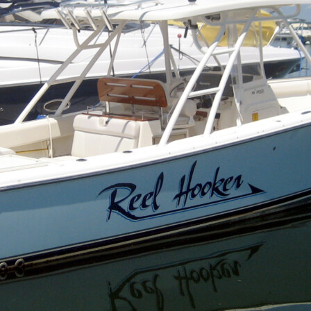 Zebra Visuals | Custom Boat Lettering & Decals | Plymouth | Cape Cod…