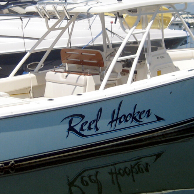 Zebra Visuals | Custom Boat Lettering & Decals | Plymouth | Cape Cod…